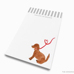Personalized Dog Lover Notepad | Puppy Dog Notepad Set | Modern to Do ...