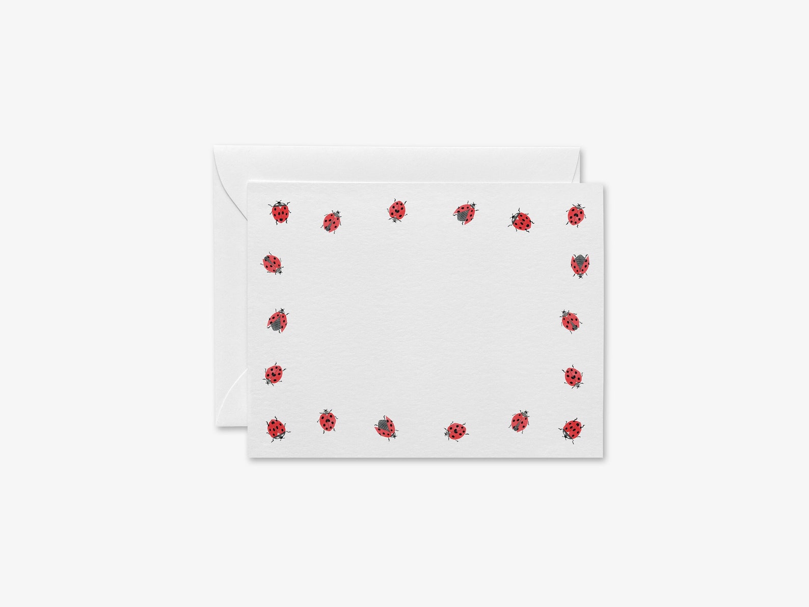 Ladybug Stationery [set of 8] | Ladybug Notecards | Ladybug Notes ...