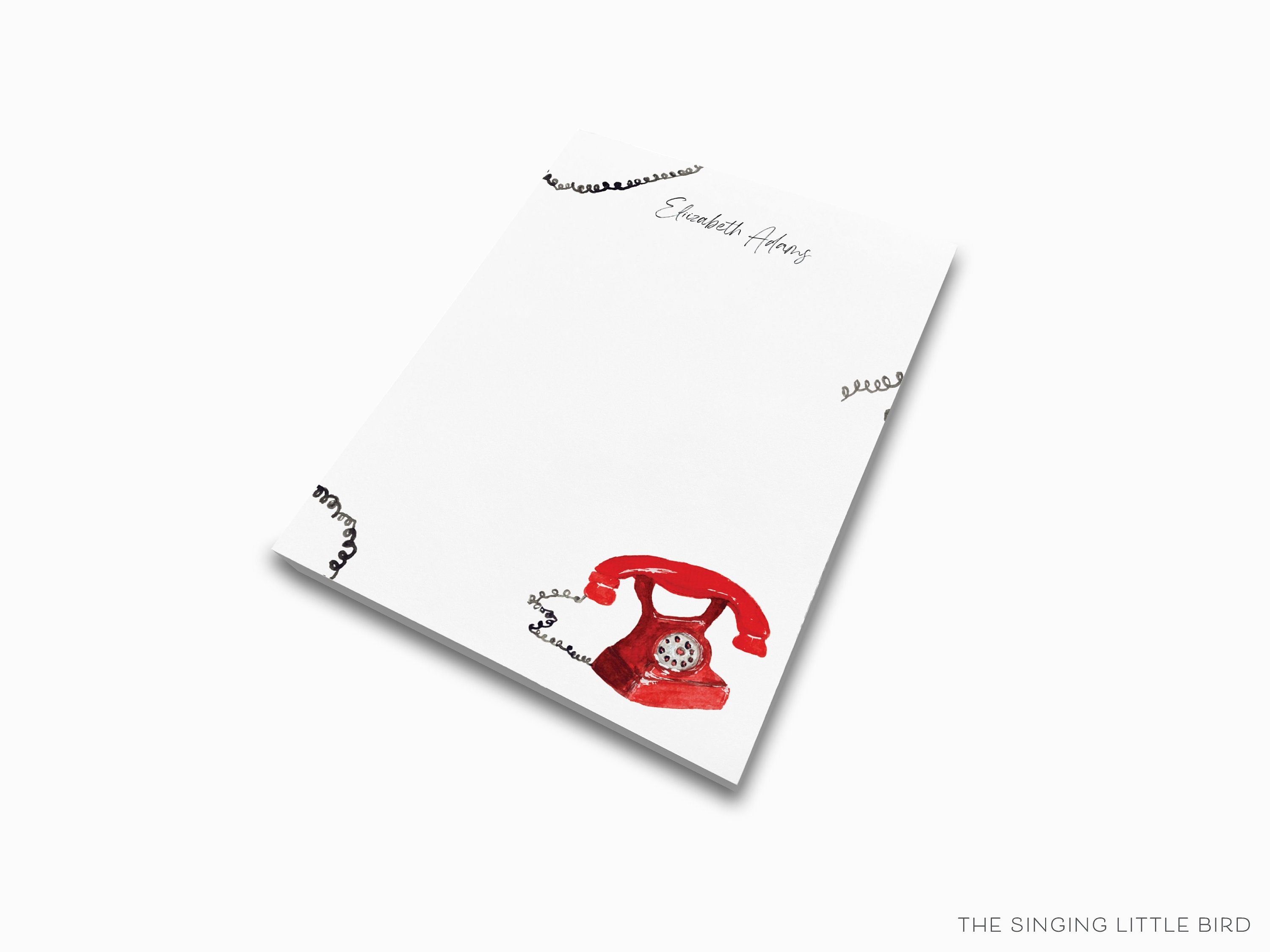 Personalized Vintage Telephone Notepad Vintage Notepad Set | Etsy