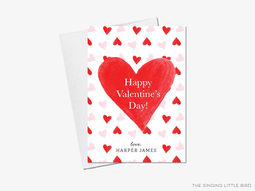 Personalized Kids Valentine Cards for School | Valentine's Day Cards ...