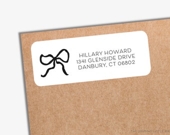 Custom Design Return Address Labels PRINTED White Matte Address ...