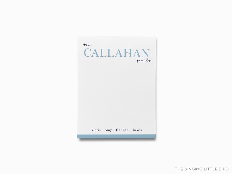 Personalized Family Notepad | Family Notepad Set | Custom to Do List ...