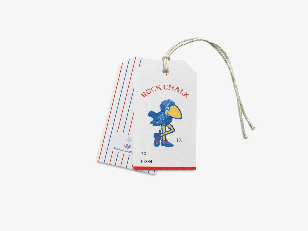 1912 Kansas Jayhawks Gift Tags - Officially Licensed [sets of 8 ...