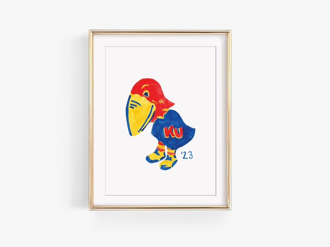 1923 Kansas Jayhawk Art Print | Officially Licensed Product ...
