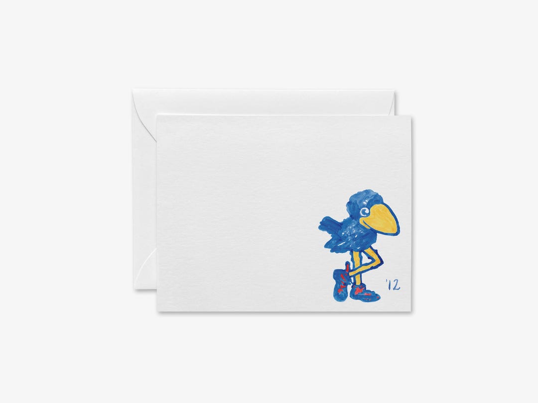1912 Jayhawk Notecard Set | Officially Licensed | University of Kansas ...