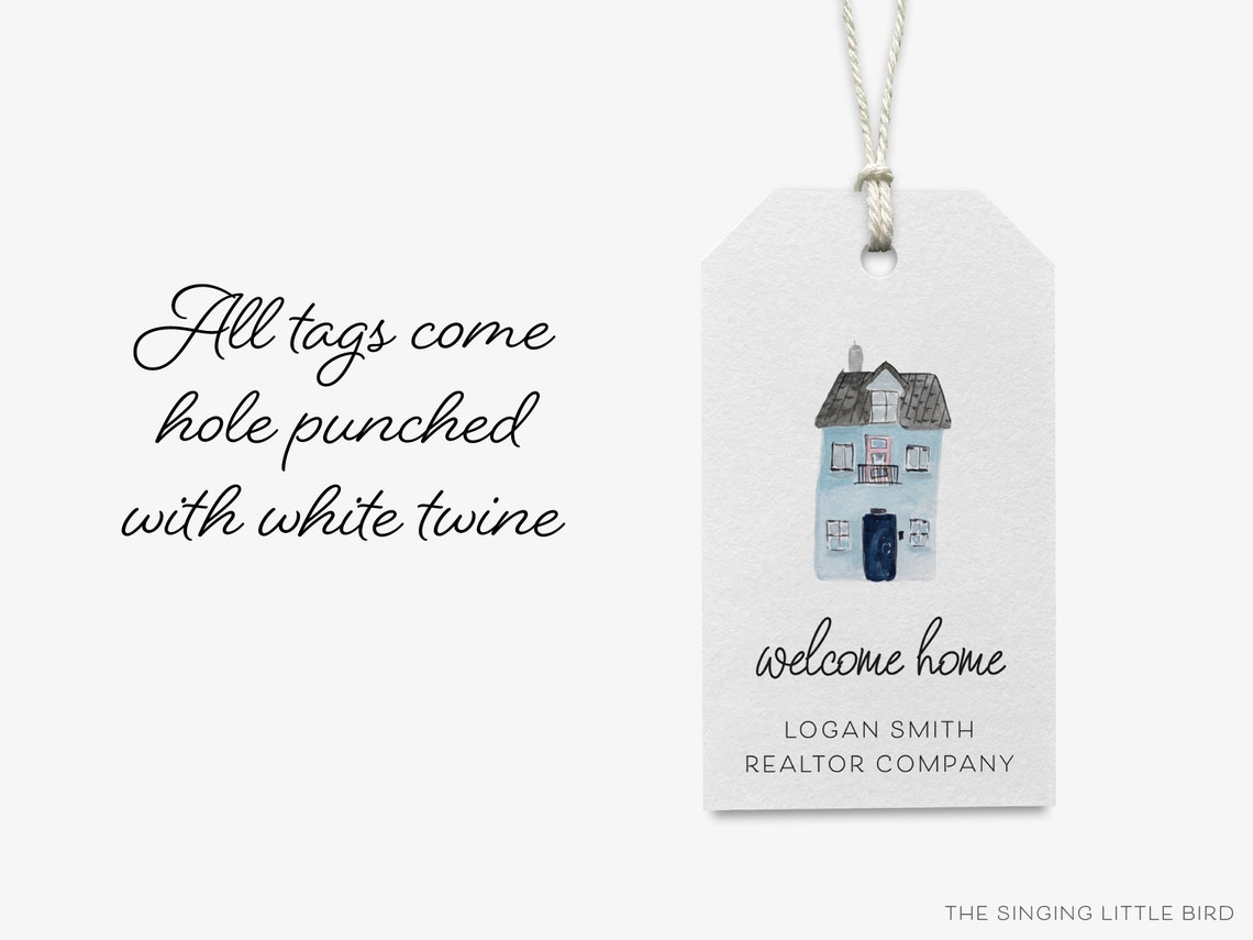 Realtor Gift Tags Welcome Home Tag New Home Gift Tag - Etsy
