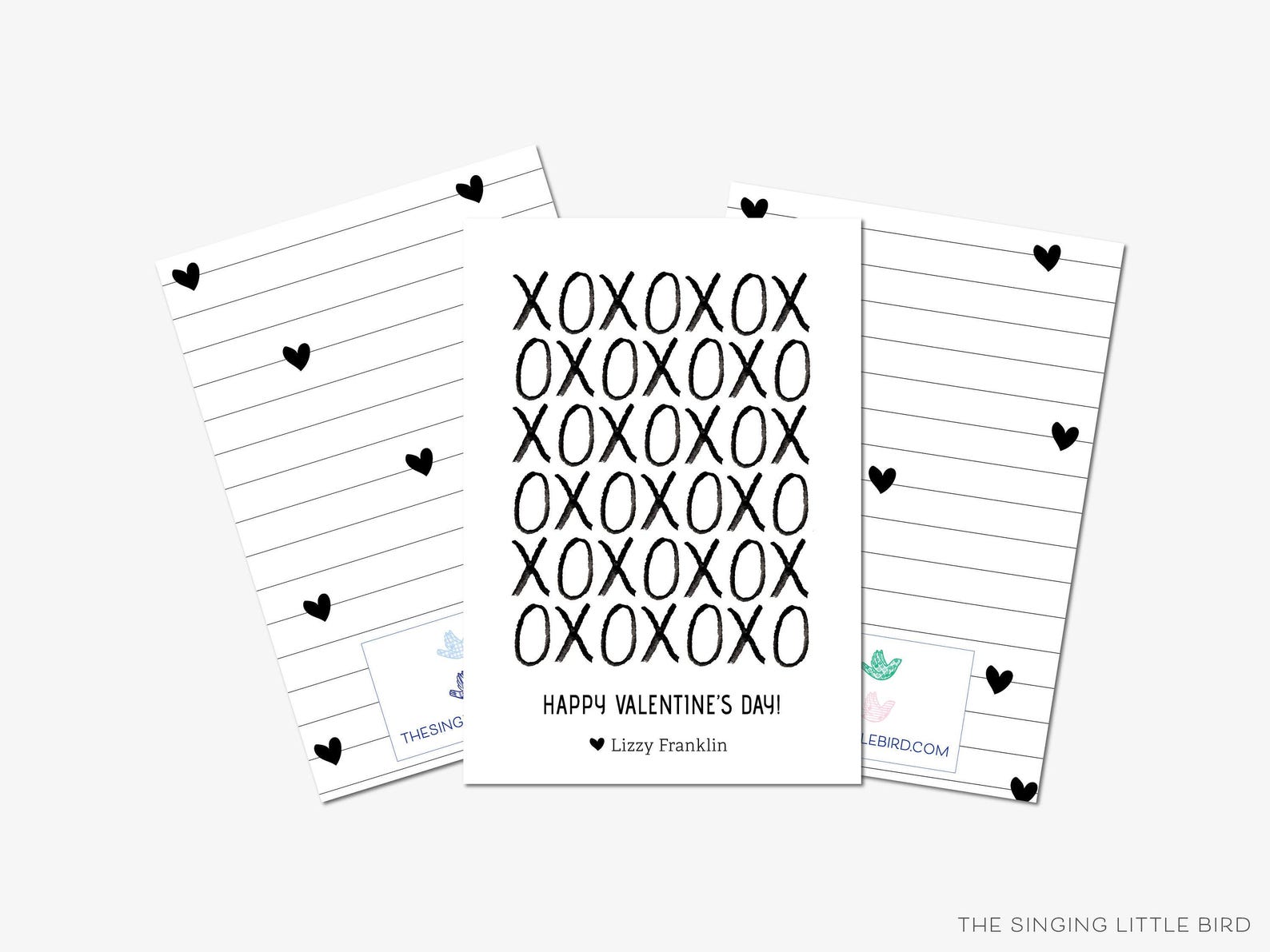XOXO Valentine Cards for Kids | Classroom Exchange - Etsy