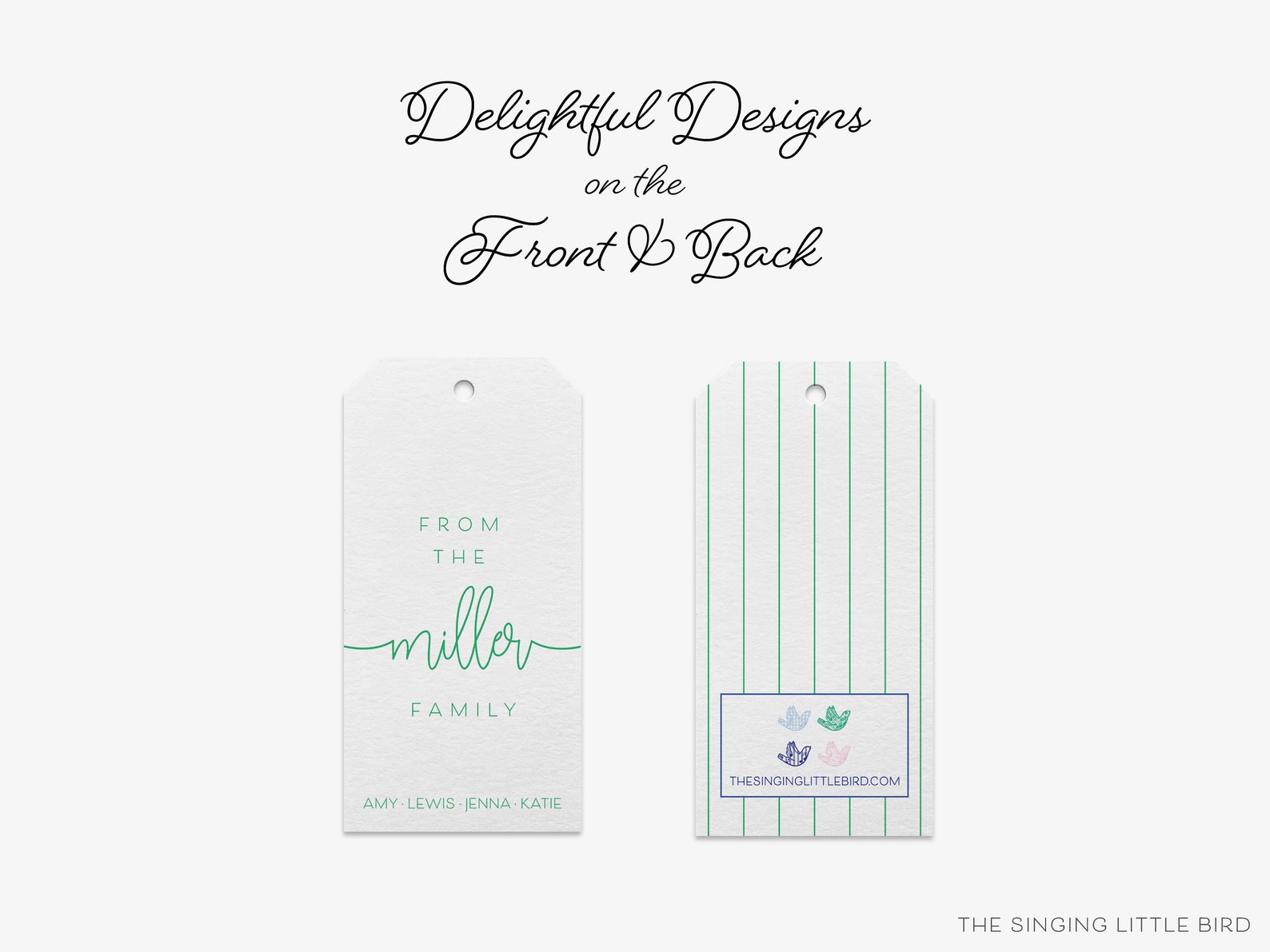 Personalized Gift Tags for Families Family Gift Tag - Etsy