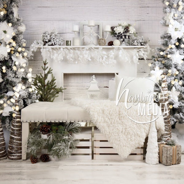 Winter Digital Backdrop - Etsy