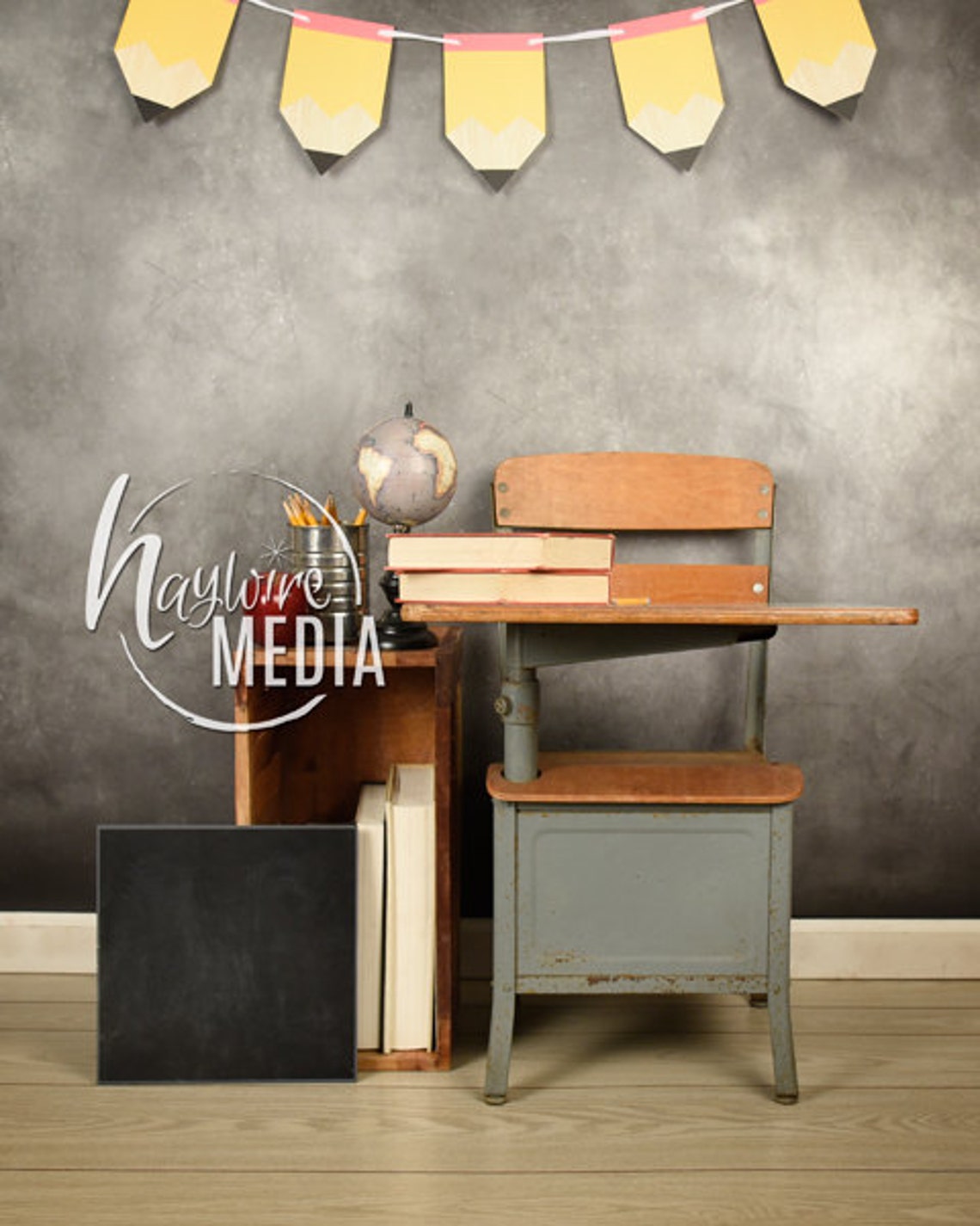 Back to School Children's Portrait Studio School Chair - Etsy