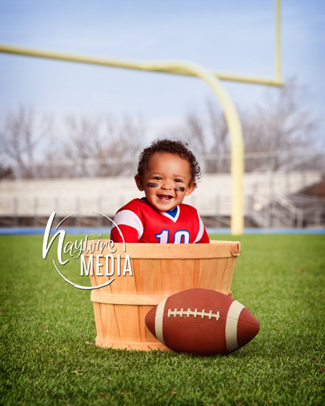 Baby Boy Football Sport Portrait - Child Digital Backdround for ...