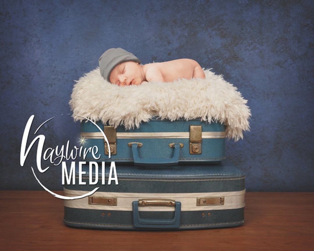 Newborn, Baby, Toddler, Child, Suitcase Photography Digital Backdrop ...