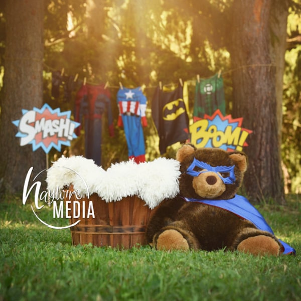 Super Hero Backdrop - Etsy