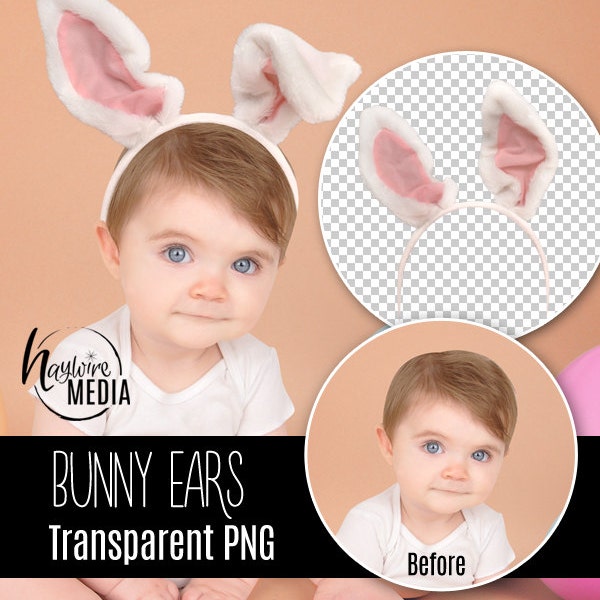 White Bunny Ears - Etsy