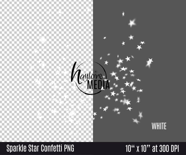 Digital Star Sparkles Photoshop Overlay Star Confetti Dust | Etsy