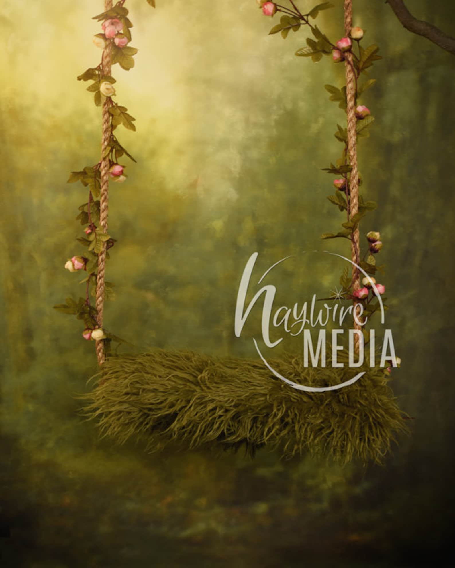 Baby Toddler Child Rope Swing With Flowers Girl's - Etsy