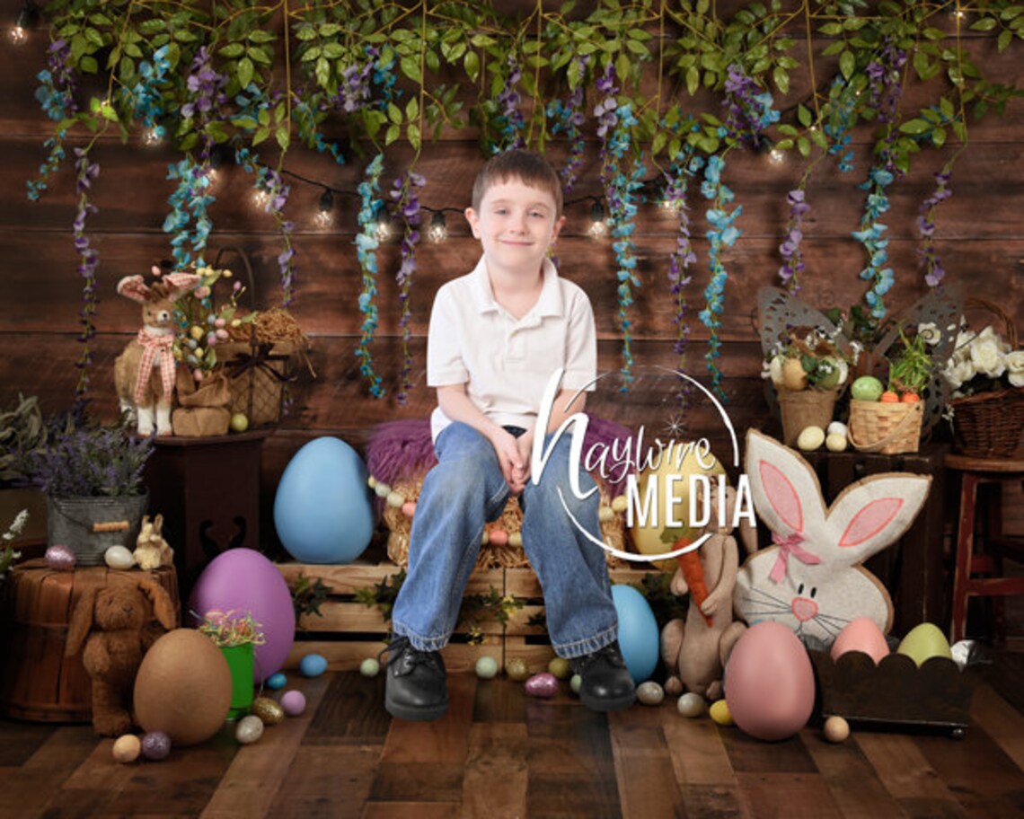 Baby Toddler Child Easter Photography Digital Backdrop - Etsy
