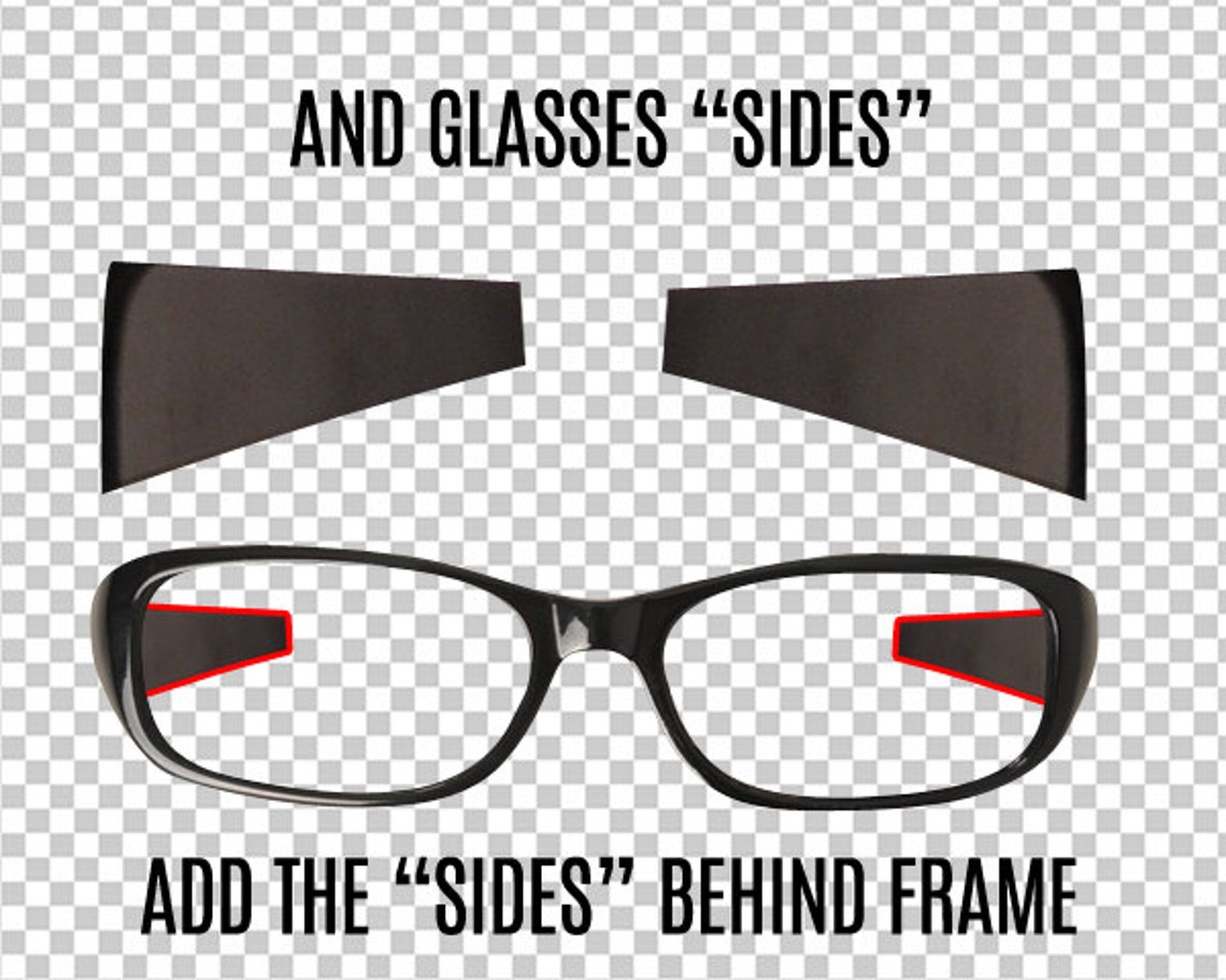 Photoshop Transparent PNG Overlay - Digital Glasses and Sunglasses ...