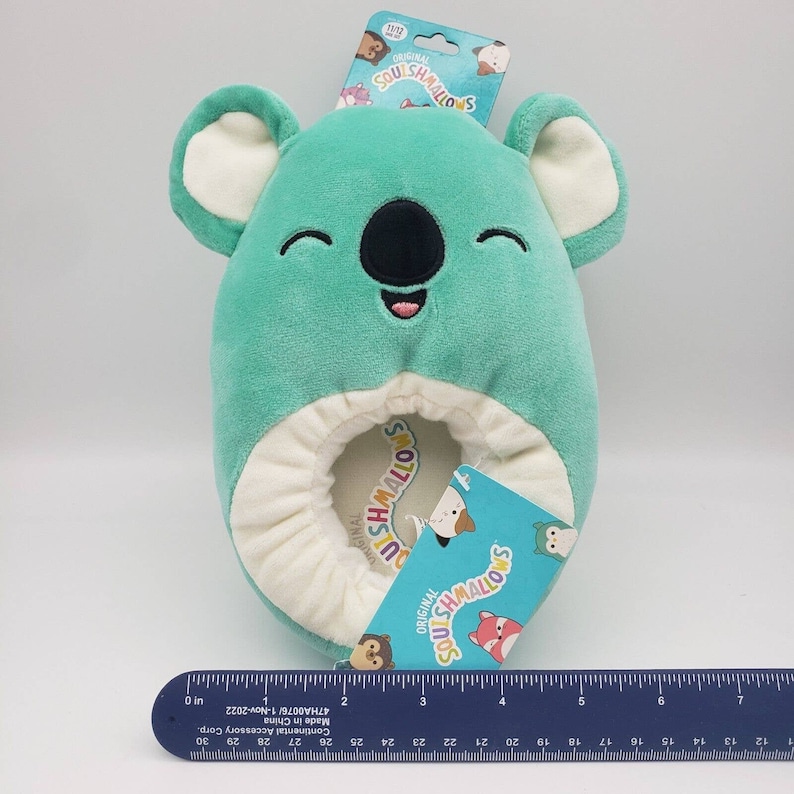 NEW With Tags Squishmallow Kids Slippers Kevin the Green Koala Size 11 ...