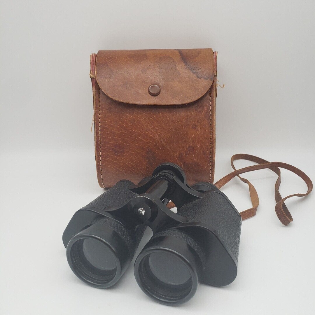 RARE Vintage Marvel Binoculars 7x35 Coated Lens Leather Carry Case Lined Bag - Etsy
