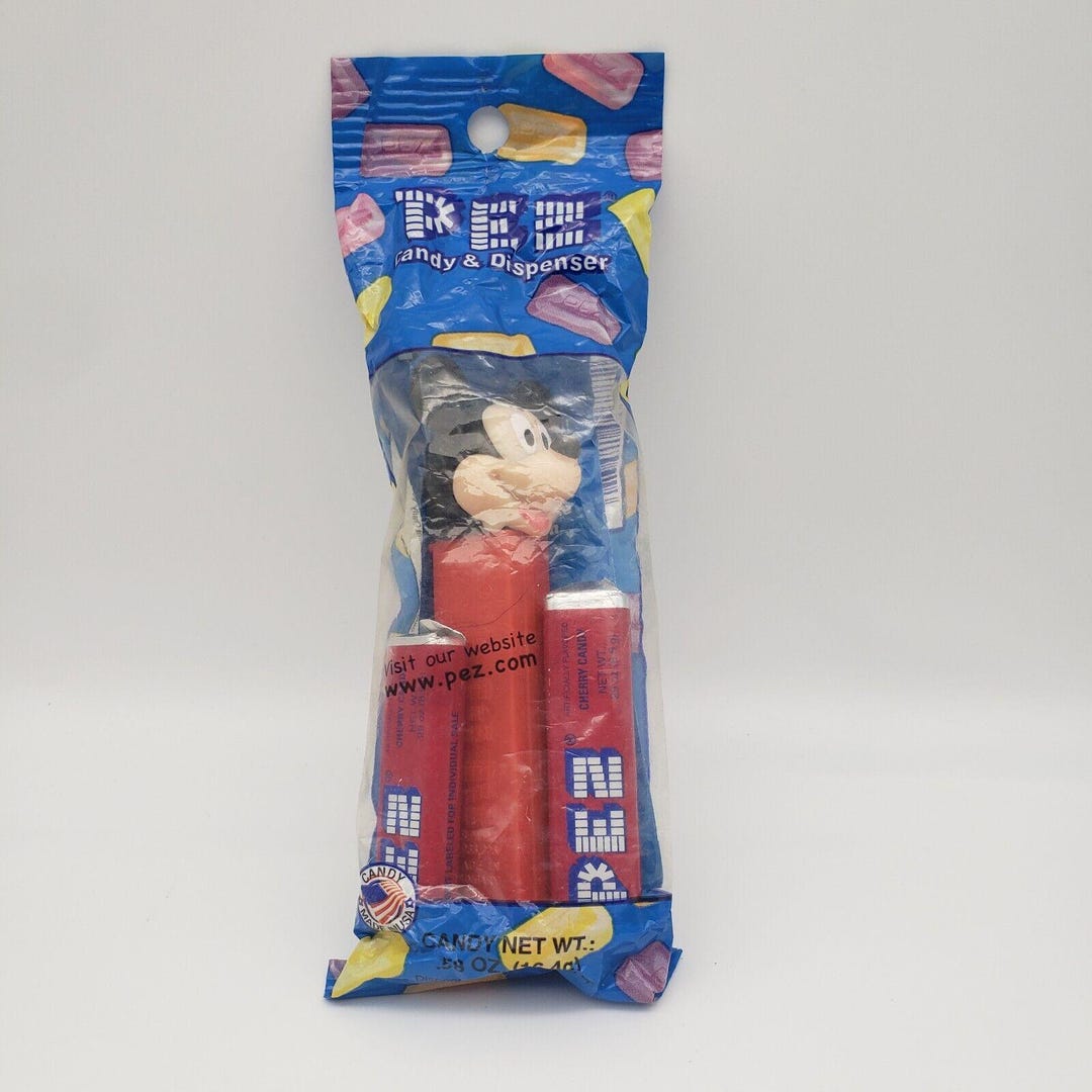 New Old Stock Sealed Disney Mickey Mouse Original PEZ Dispenser W ...