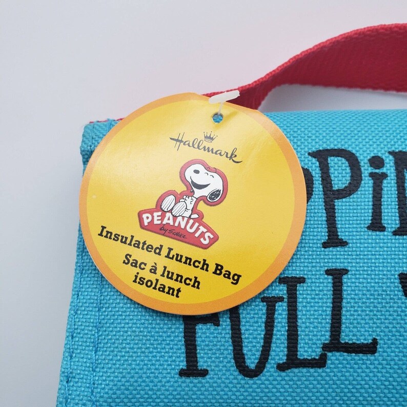 2010 Hallmark Peanuts Snoopy Charlie Brown Lunch Cooler Bag New With ...