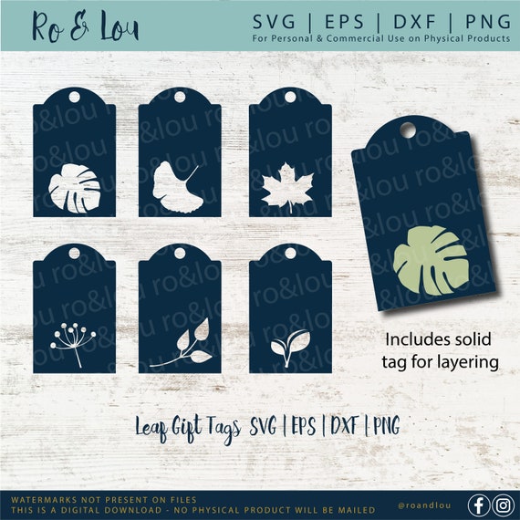 Gift Tag Leaves