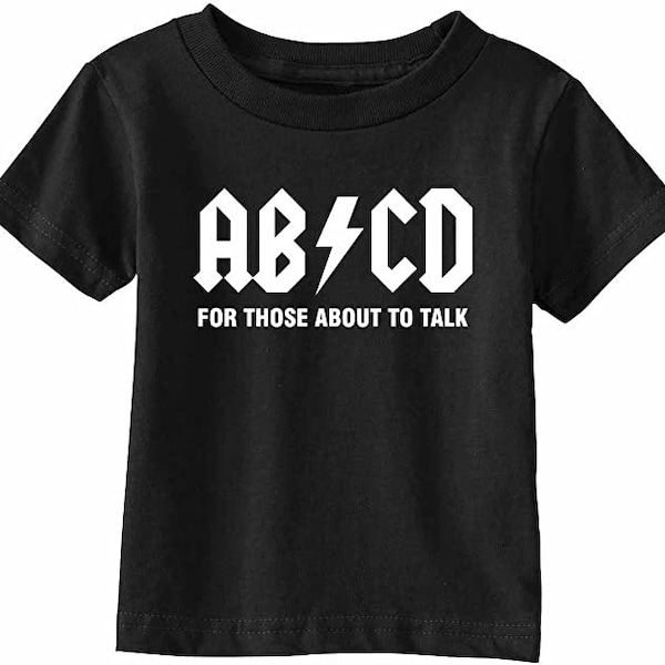 Abcd Toddler Shirt - Etsy