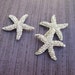 10pcs Rhinestone SILVER Starfish Buckle, Destination Wedding, Slider ...