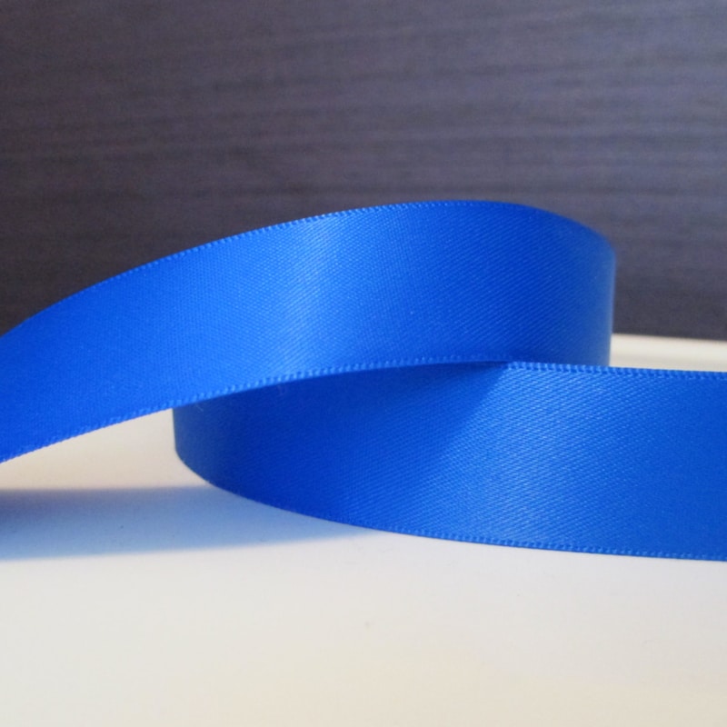 Blue Satin Ribbon - Etsy