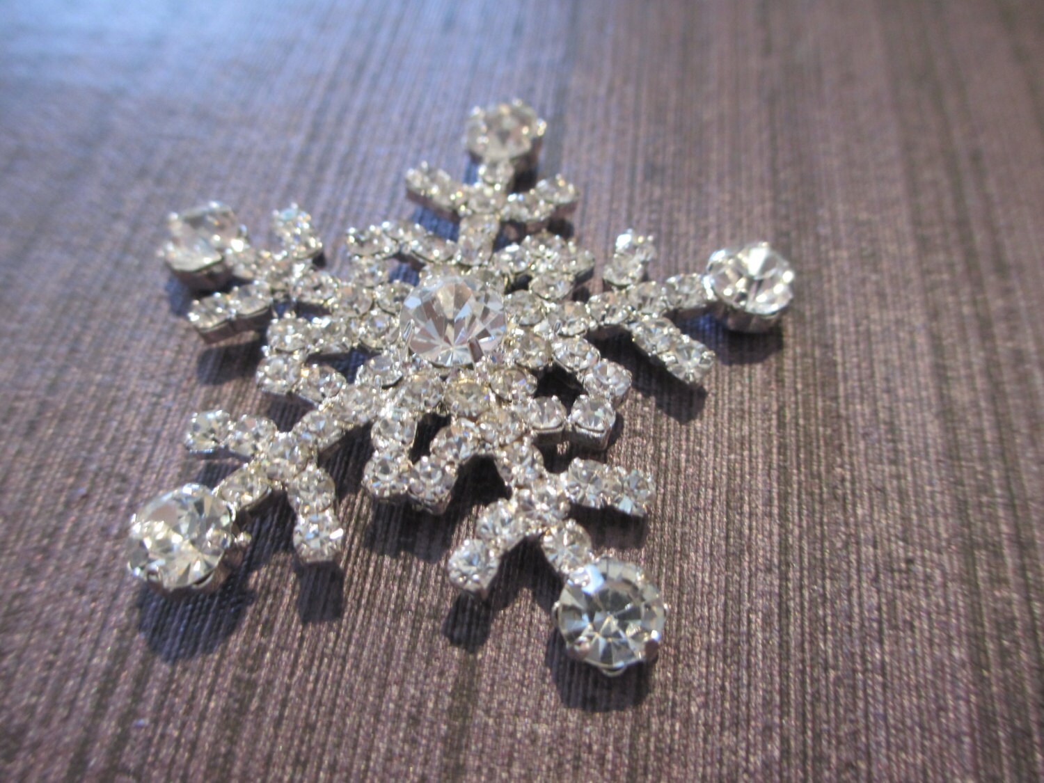 10pcs Rhinestone Snowflake Wedding DIY - Etsy