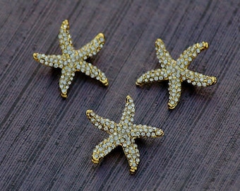 Rhinestone Starfish - Etsy
