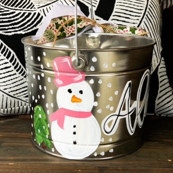 Christmas Bucket - Etsy
