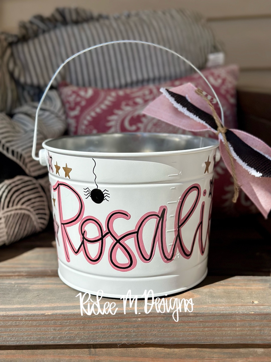 Trick or Treat Bucket, Halloween Bucket, Customized Bucket - Etsy