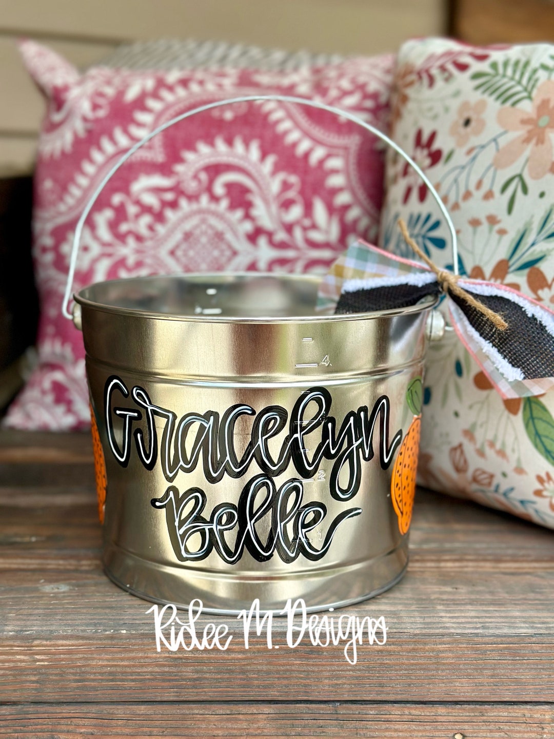 Trick or Treat Bucket, Halloween Bucket, Customized Bucket - Etsy