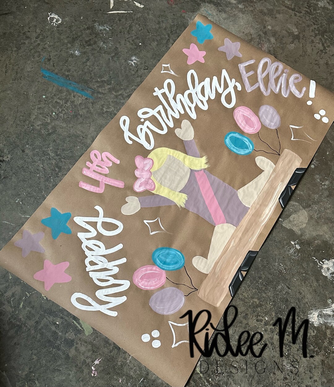 Custom Event Banners, Kraft Paper Banners - Etsy