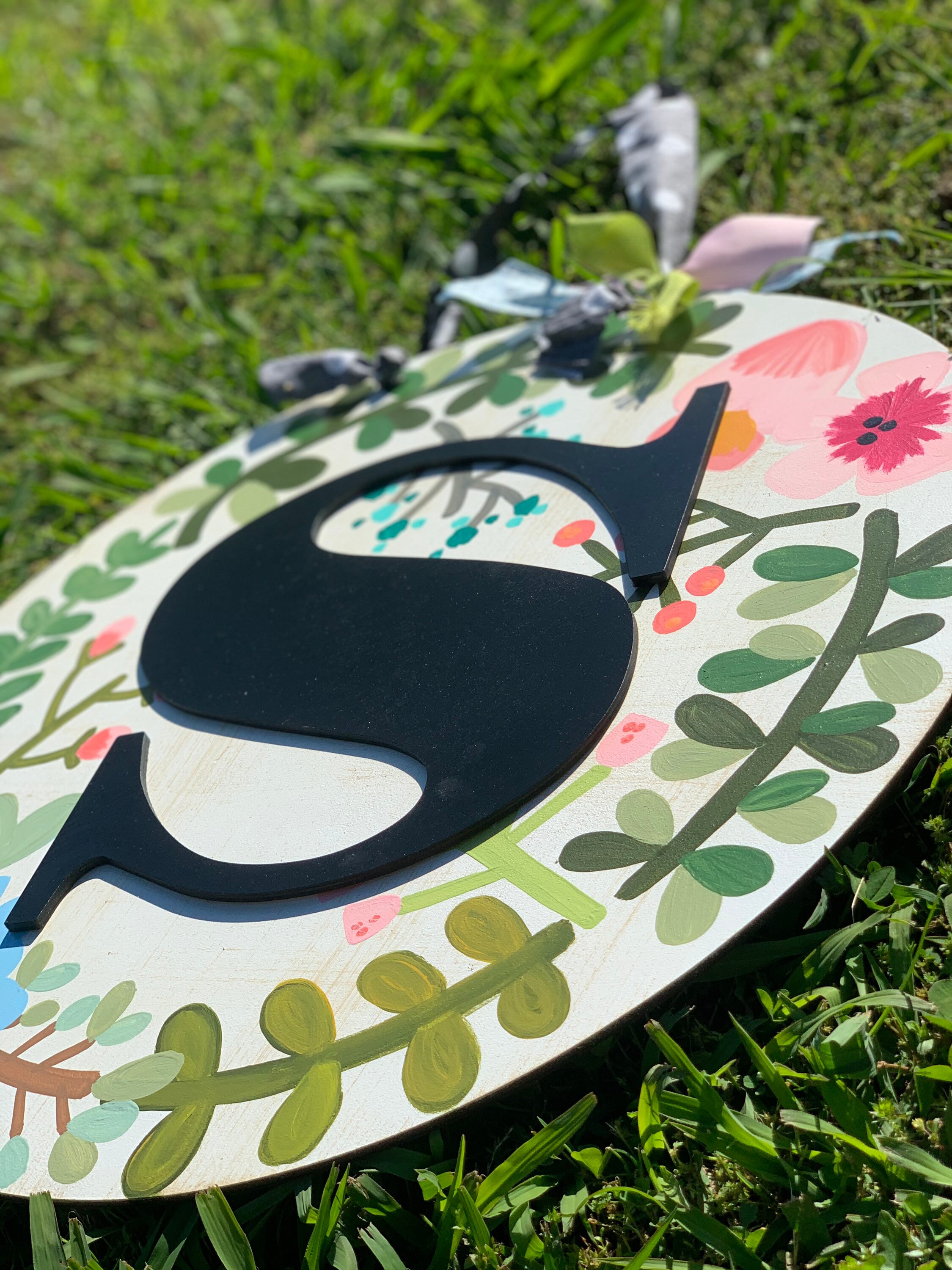 Spring Door Hanger Summer Door Hanger Spring Décor Summer | Etsy