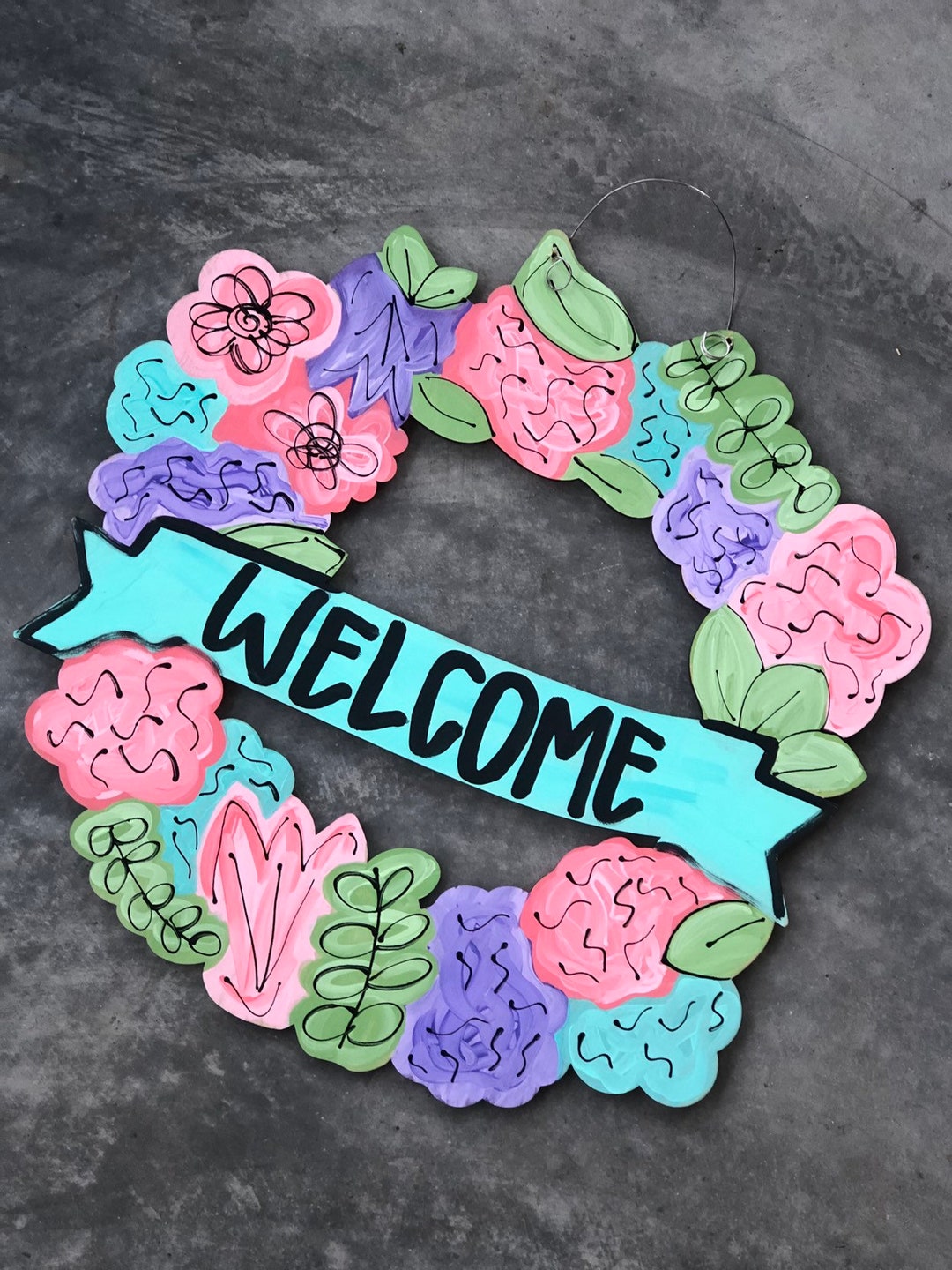 Spring Door Hanger, Summer Door Hanger, Spring Décor, Summer Decor - Etsy