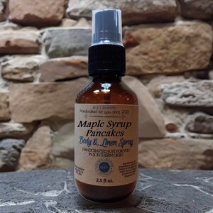 MAPLE SYRUP PANCAKES Scented Body, Pillow, and Linen Spray 2.5oz Blend ...