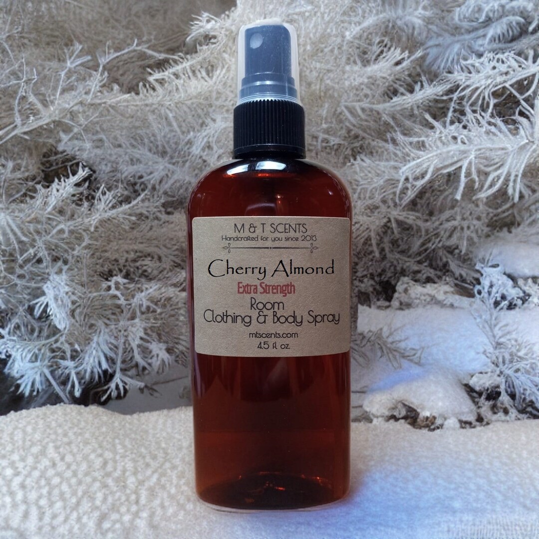 CHERRY ALMOND EXTRA Strength Scented Room & Clothing Spray, 4.5oz ...