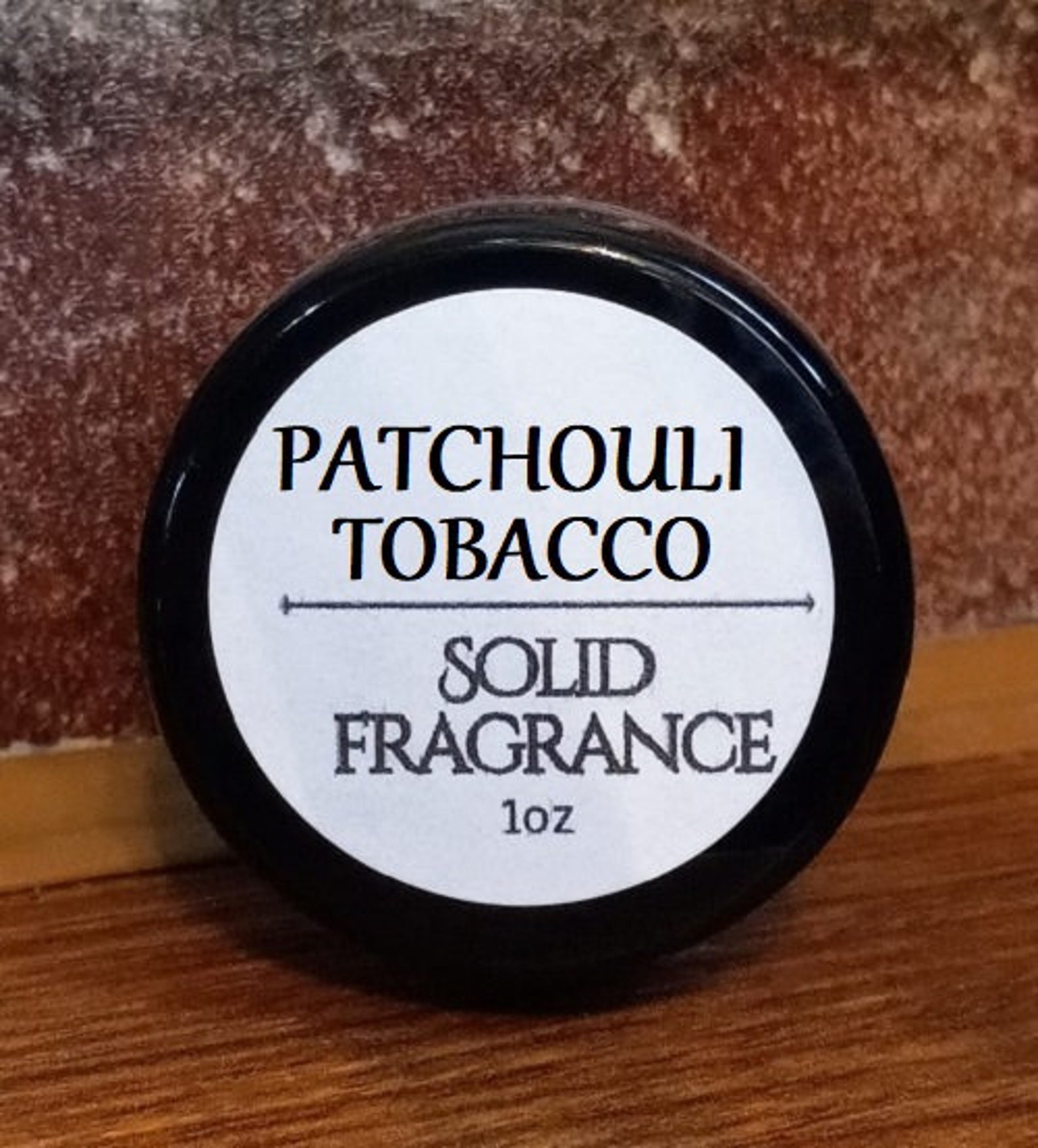 PATCHOULI TOBACCO Solid Fragrance Balm Retro Vintage Look - Etsy