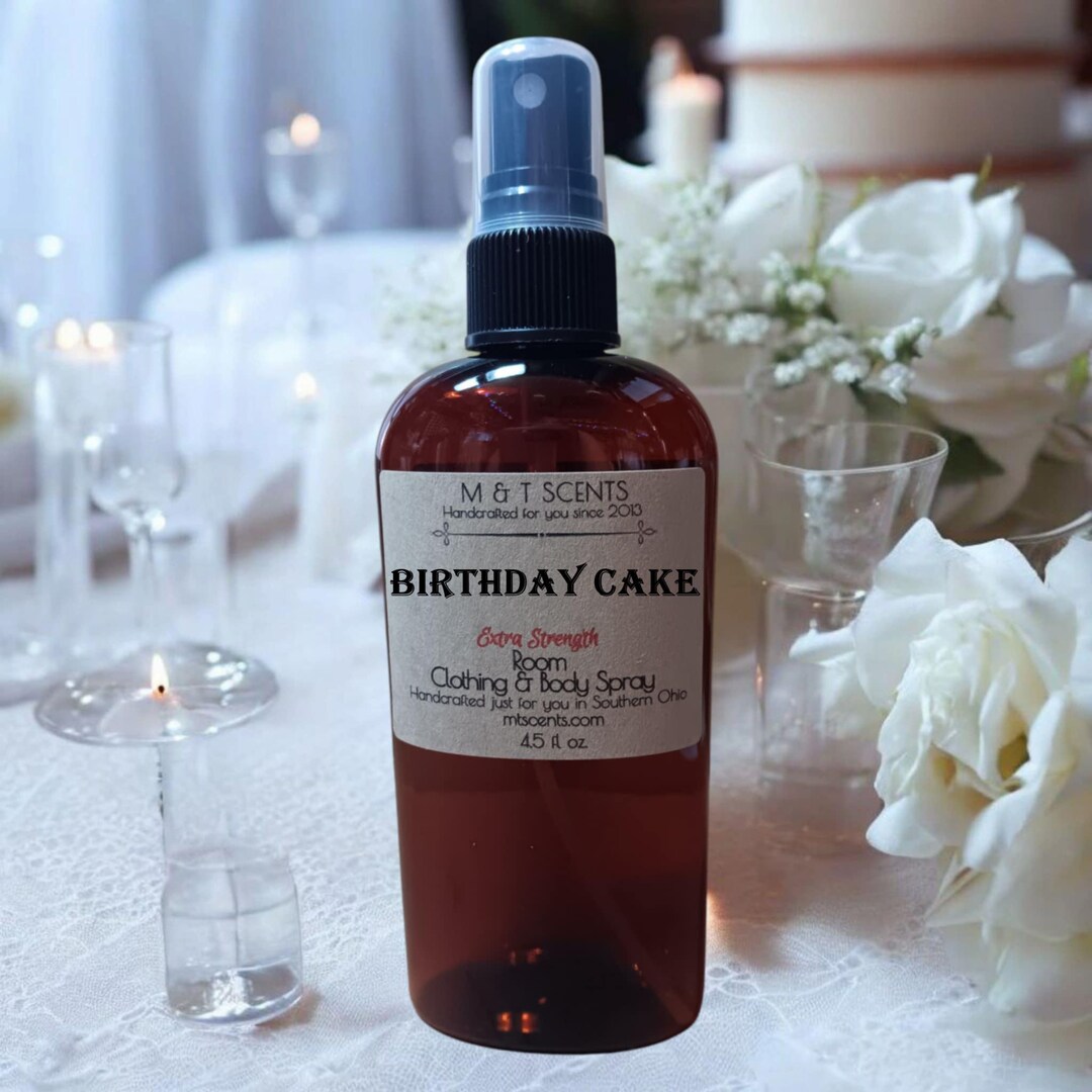 BIRTHDAY CAKE Extra Strength (2x the Fragrance Oils) Room and Clothing ...