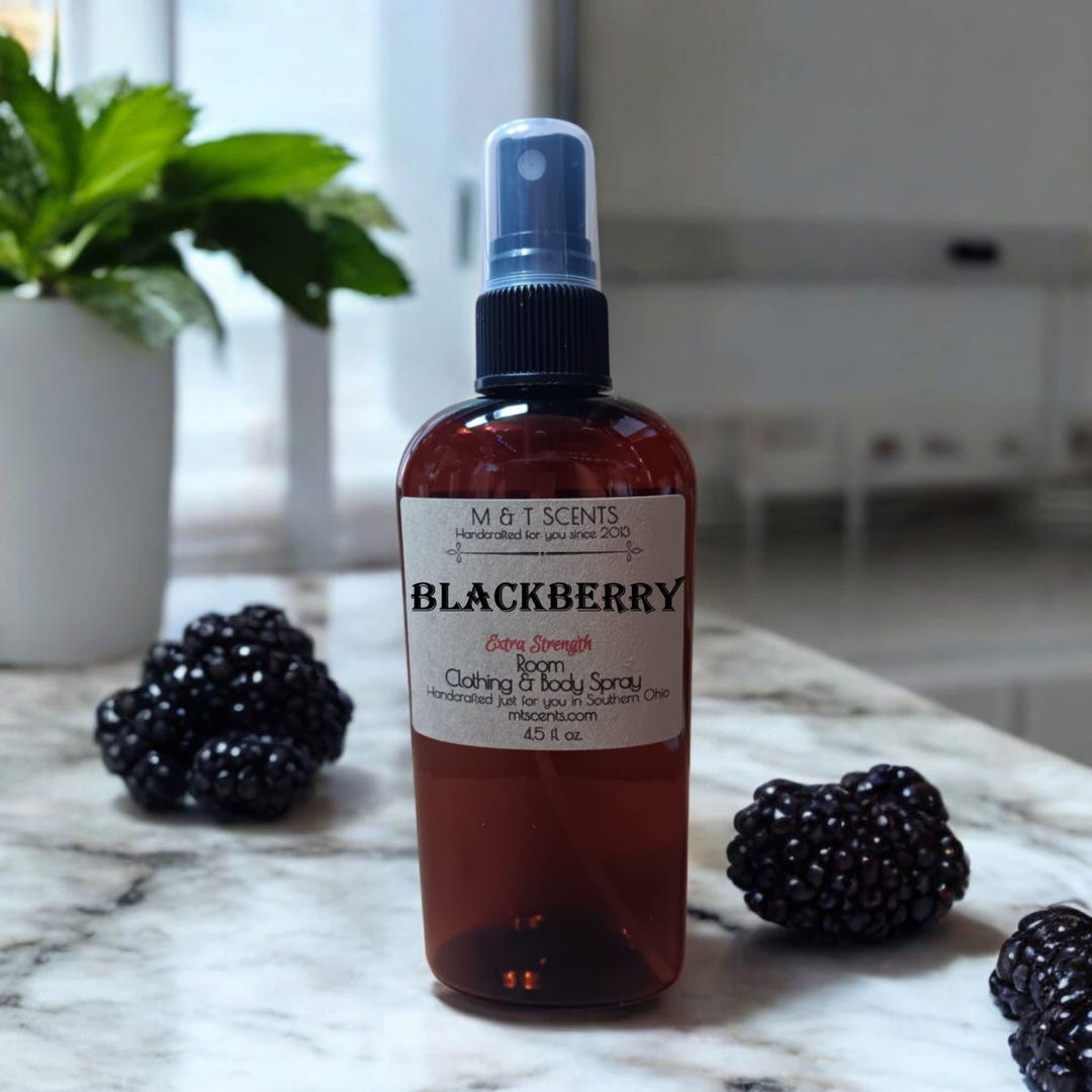 BLACKBERRY Extra Strength Scented Room and Clothing Spray, 4.5oz Blend ...