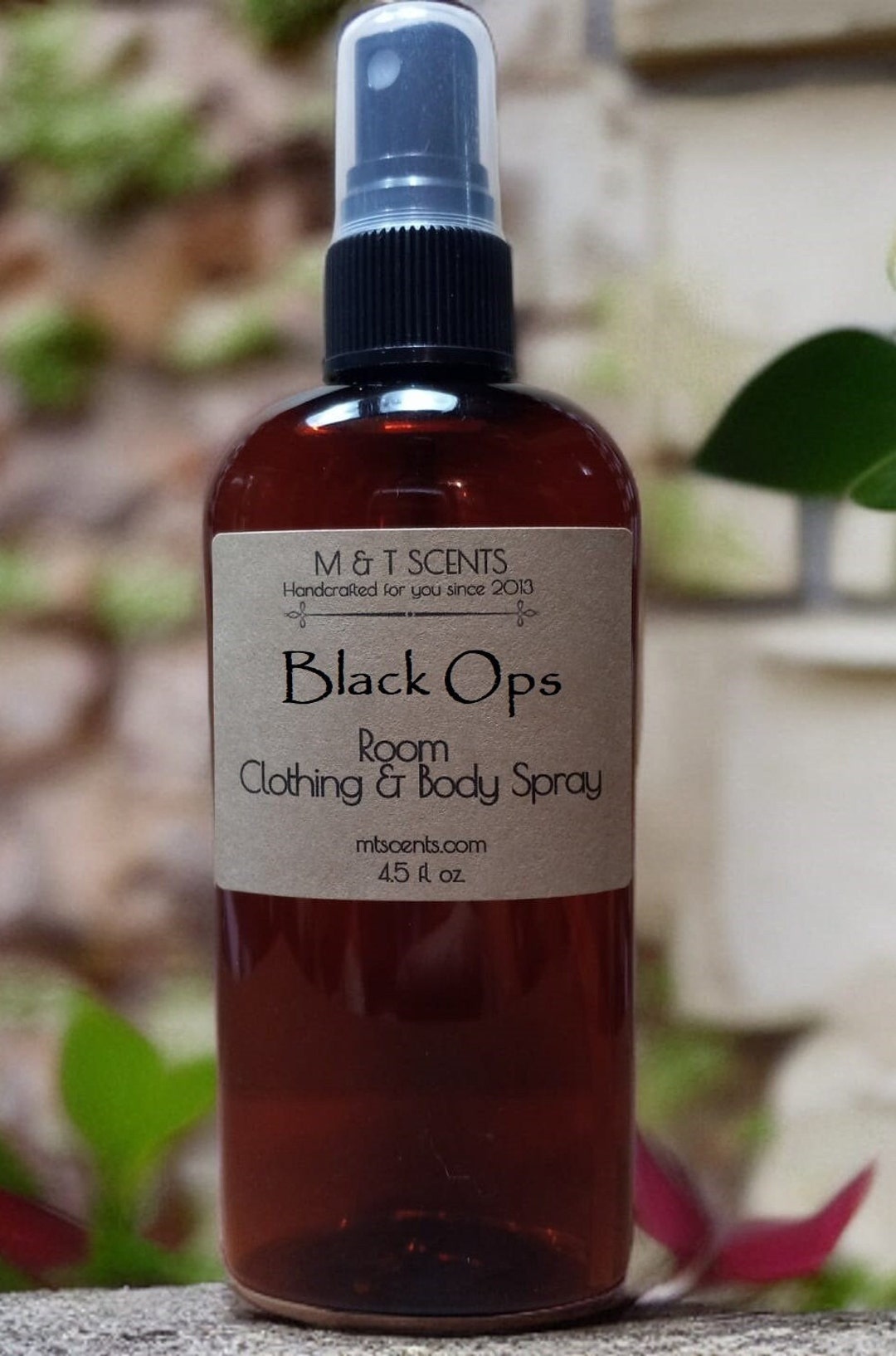 BLACK OPS Room and Clothing Spray, Blend of Bergamot, Fresh Lemon ...