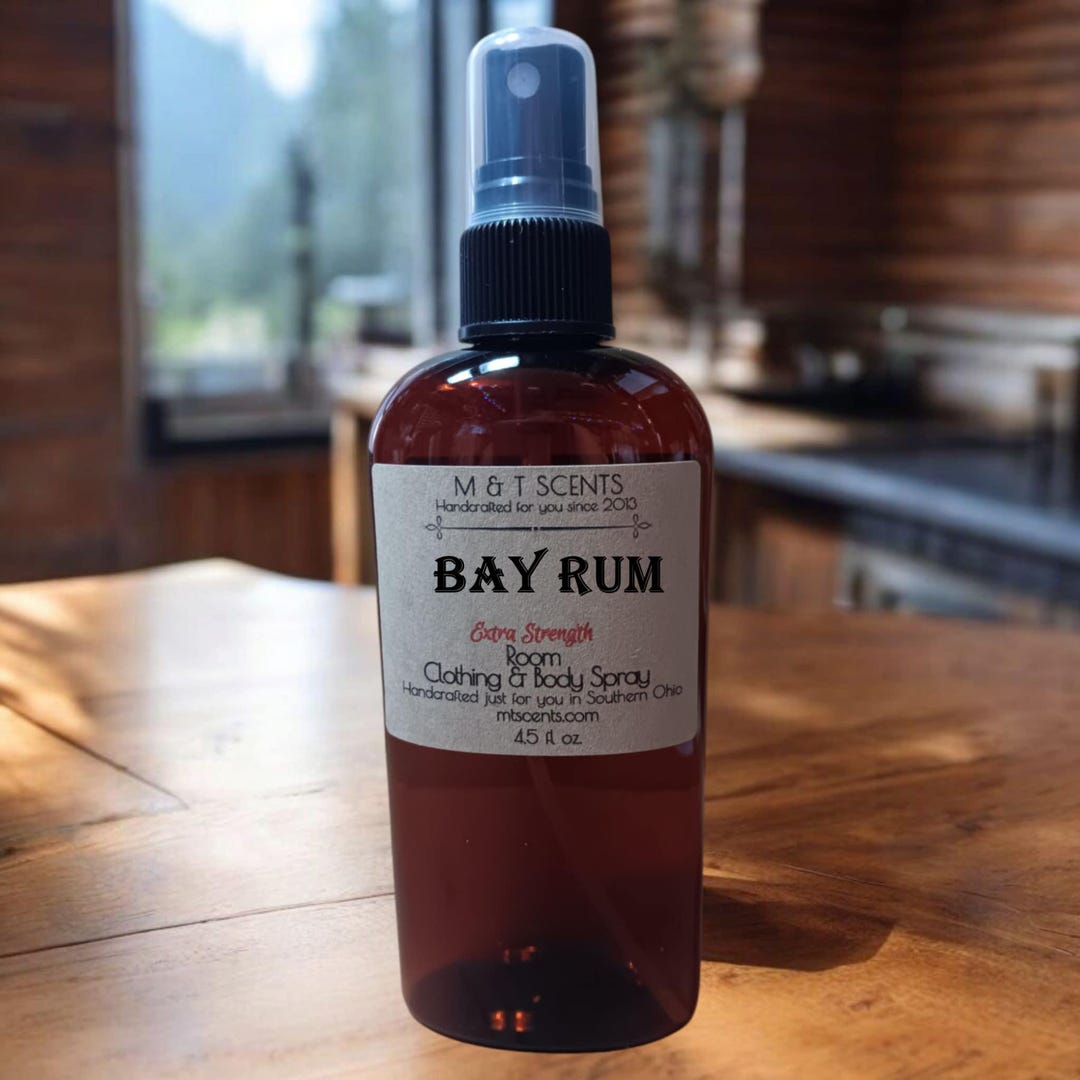 BAY RUM EXTRA Strength Room and Clothing Spray 4.5oz – Clove, Cinnamon ...
