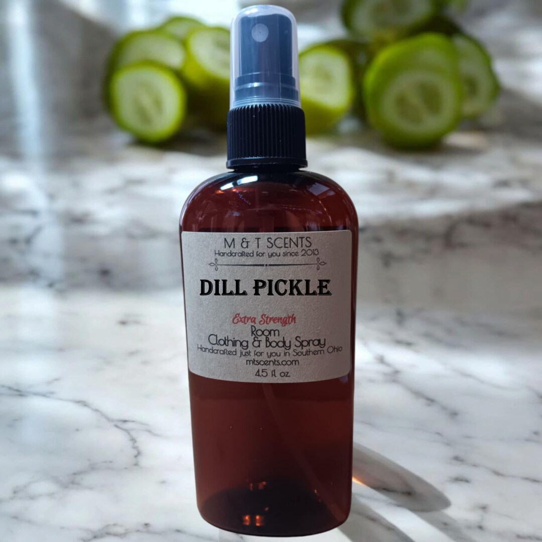 DILL PICKLE Extra Strength Scented Room and Clothing Spray, 4.5oz, Tart ...