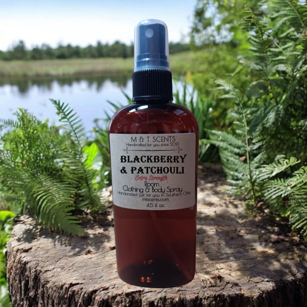 BLACKBERRY and PATCHOULI Extra Strength Scented Room and Clothing Spray ...