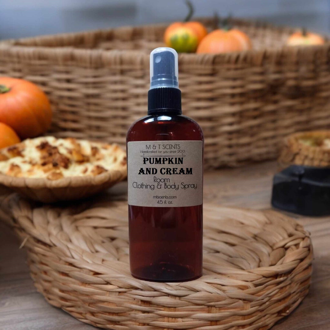 PUMPKIN and CREAM Scented Room & Clothing Spray, 4.5oz, Blend of ...