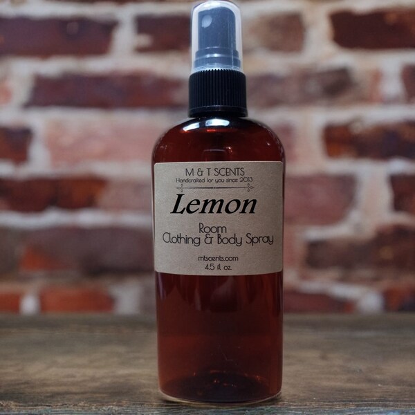 Lemon Scent Room Spray - Etsy