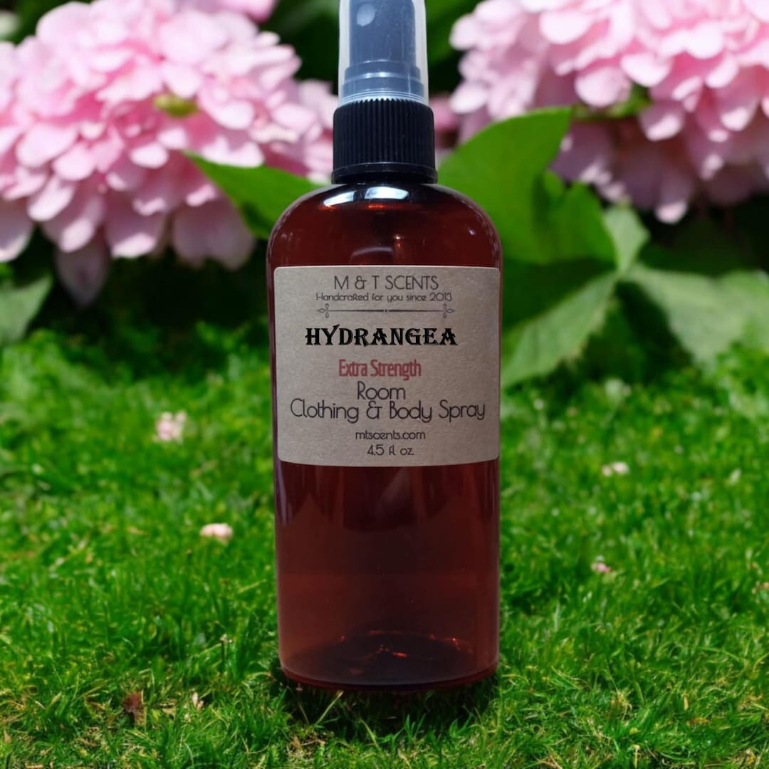 Hydrangea Extra Strength Scented Room and Clothing Spray, 4.5oz - Etsy